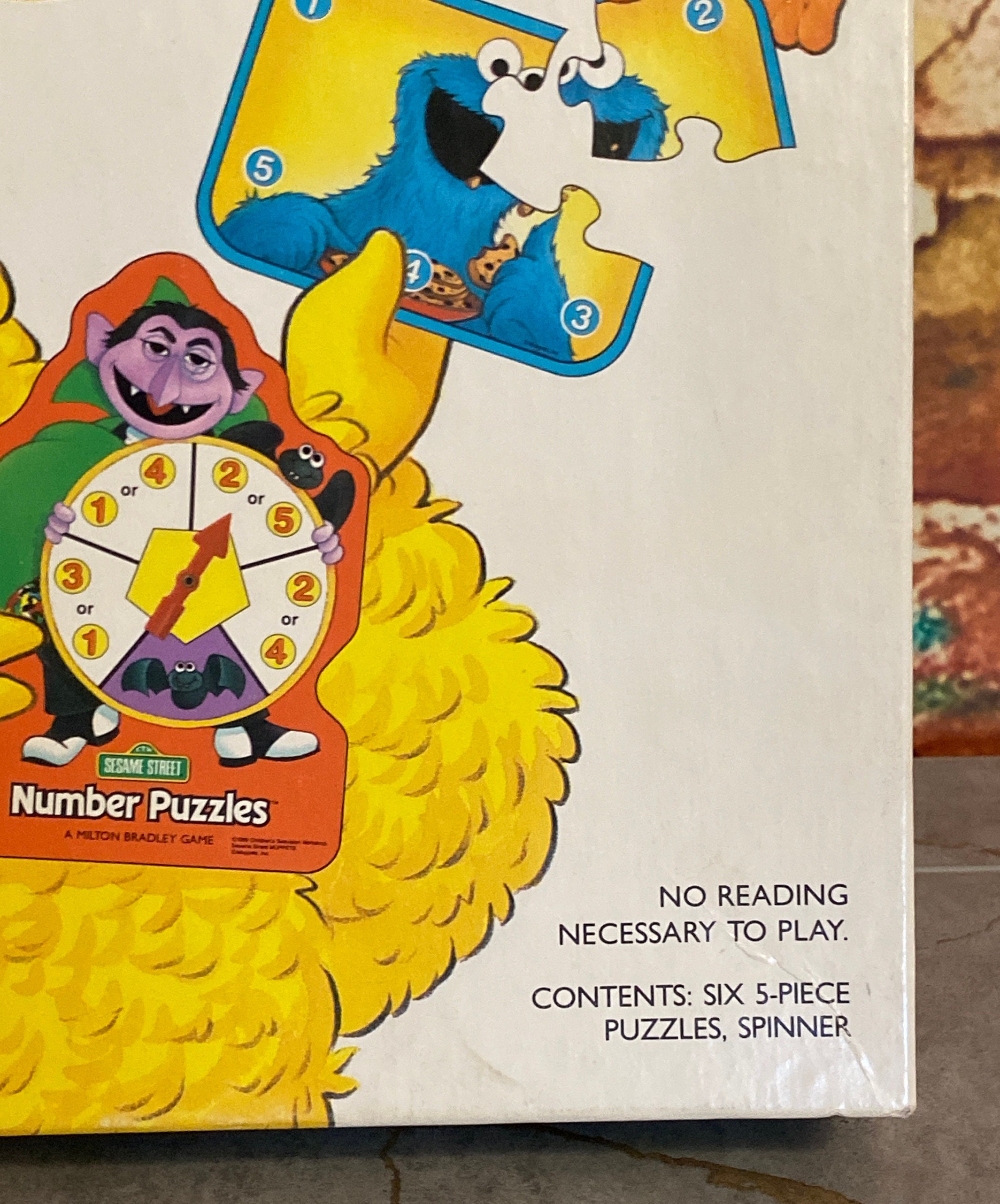 Sesame Street Number Puzzles Game by Milton Bradley 1989 for - Etsy