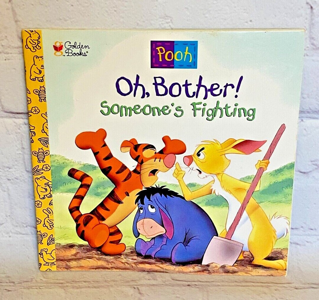 Winnie the Pooh oh, Bother Someone's Fighting by Golden Books 1997 ...