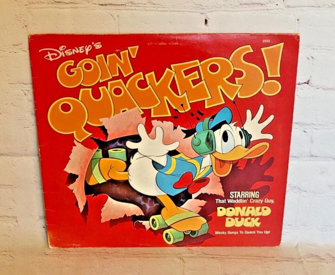 Disney's "goin' Quackers!" Vinyl Record Starring Donald Duck by ...