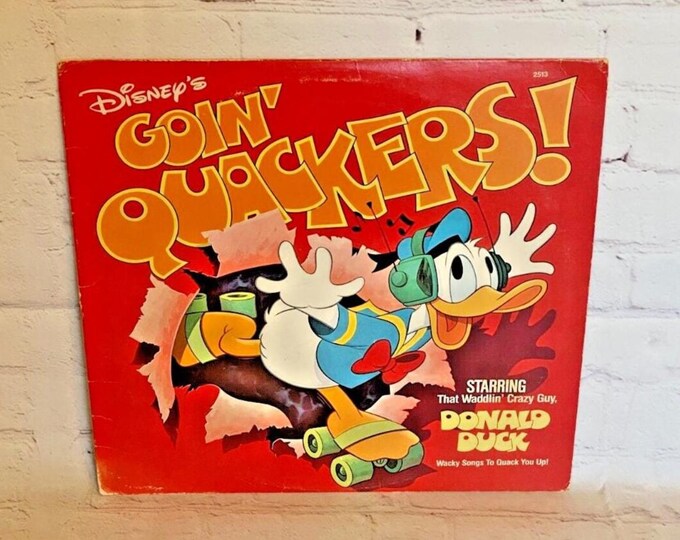 Disney's "goin' Quackers!" Vinyl Record Starring Donald Duck by ...
