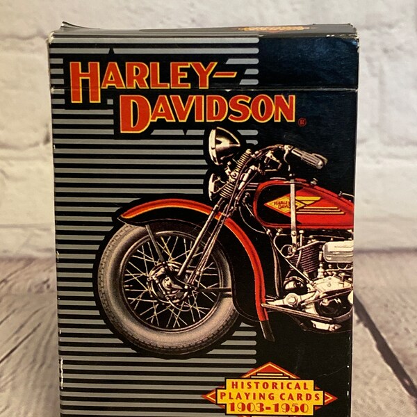Harley Davidson Playing Cards - Etsy