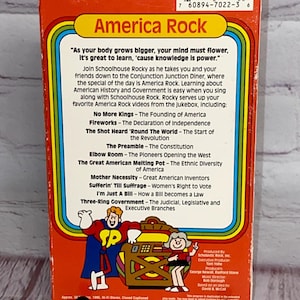 School House Rock! "america Rock" VHS by ABC Video 1995 | Running Time ...