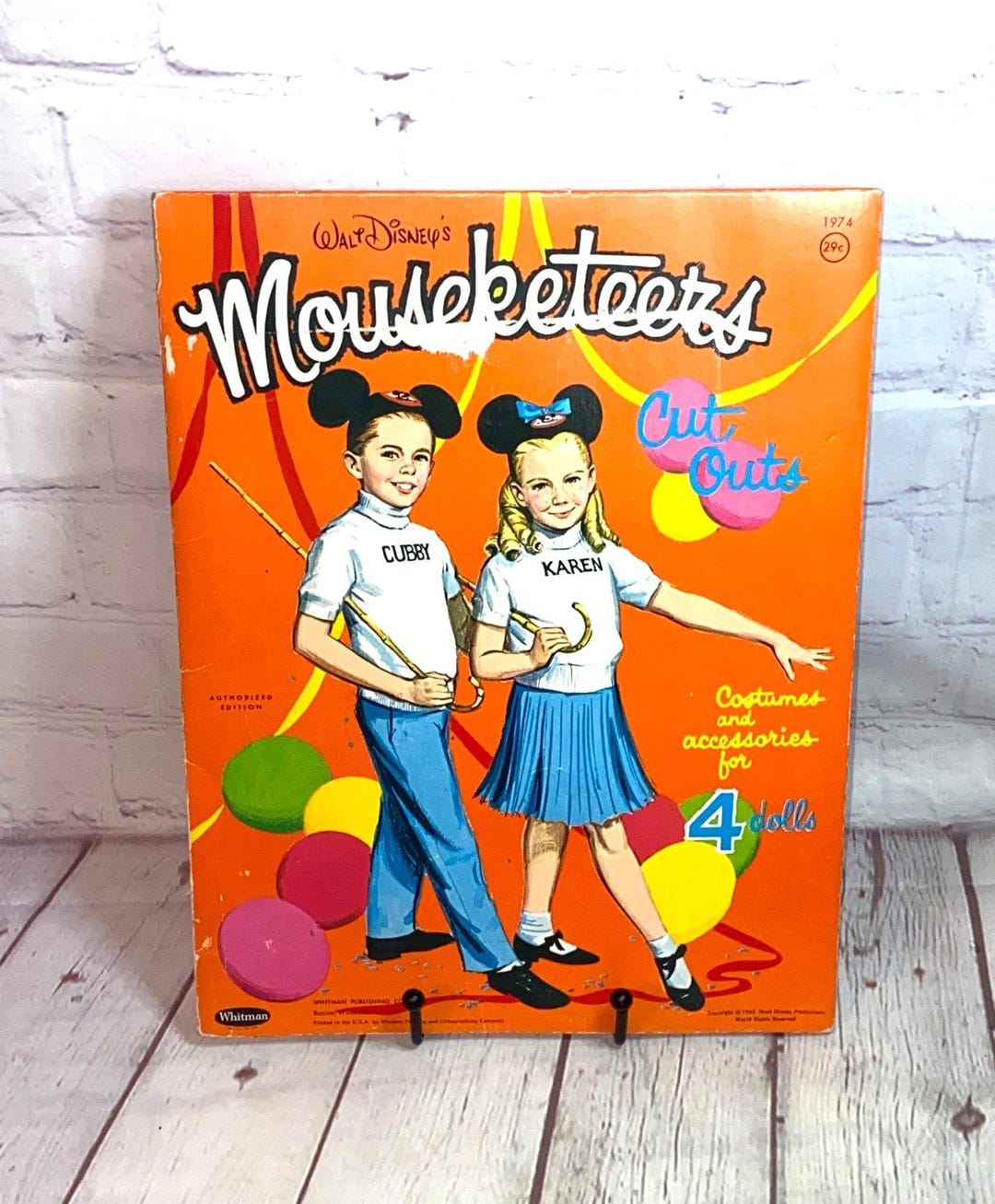 Walt Disney's Mouseketeers Cut Outs by Whitman 1963 | Costumes and ...