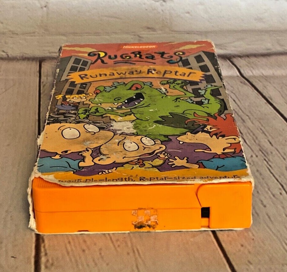 Nickelodeon Rugrats runaway Reptar VHS by Paramount 1999 Not Rated ...
