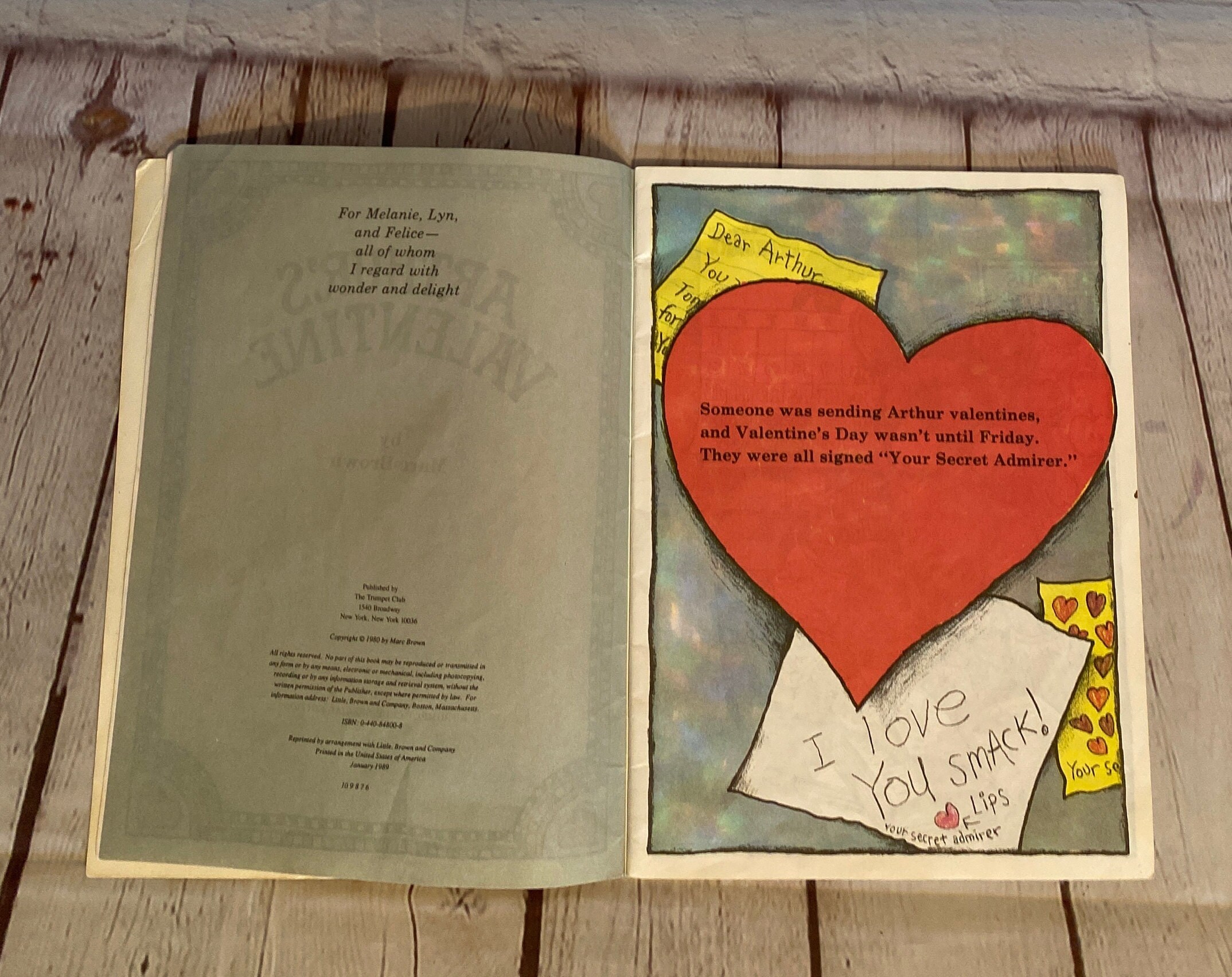 Arthur's Valentine by Marc Brown an Arthur Adventure by - Etsy