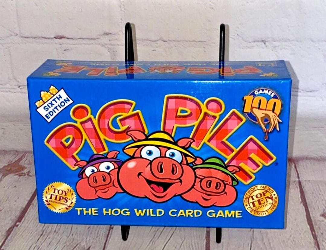 Pig Pile "the Hog Wild Card Game" Sixth Edition by R&R Games, Inc. 2002 ...