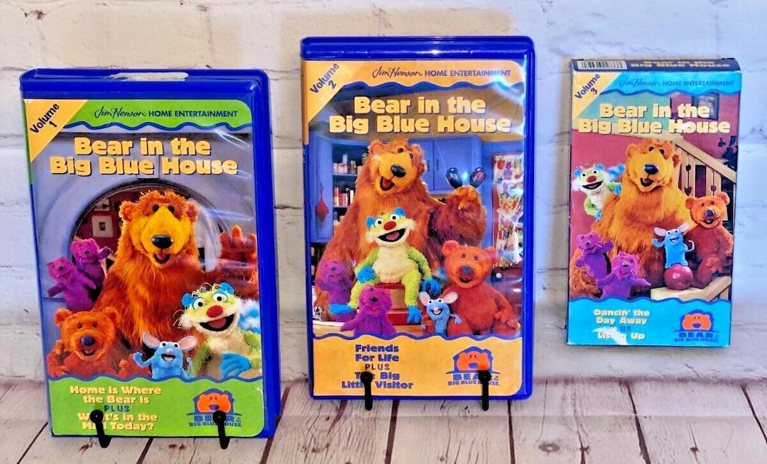 Bear in the Big Blue House VHS Bundle | Includes Three VHS Tapes | See ...
