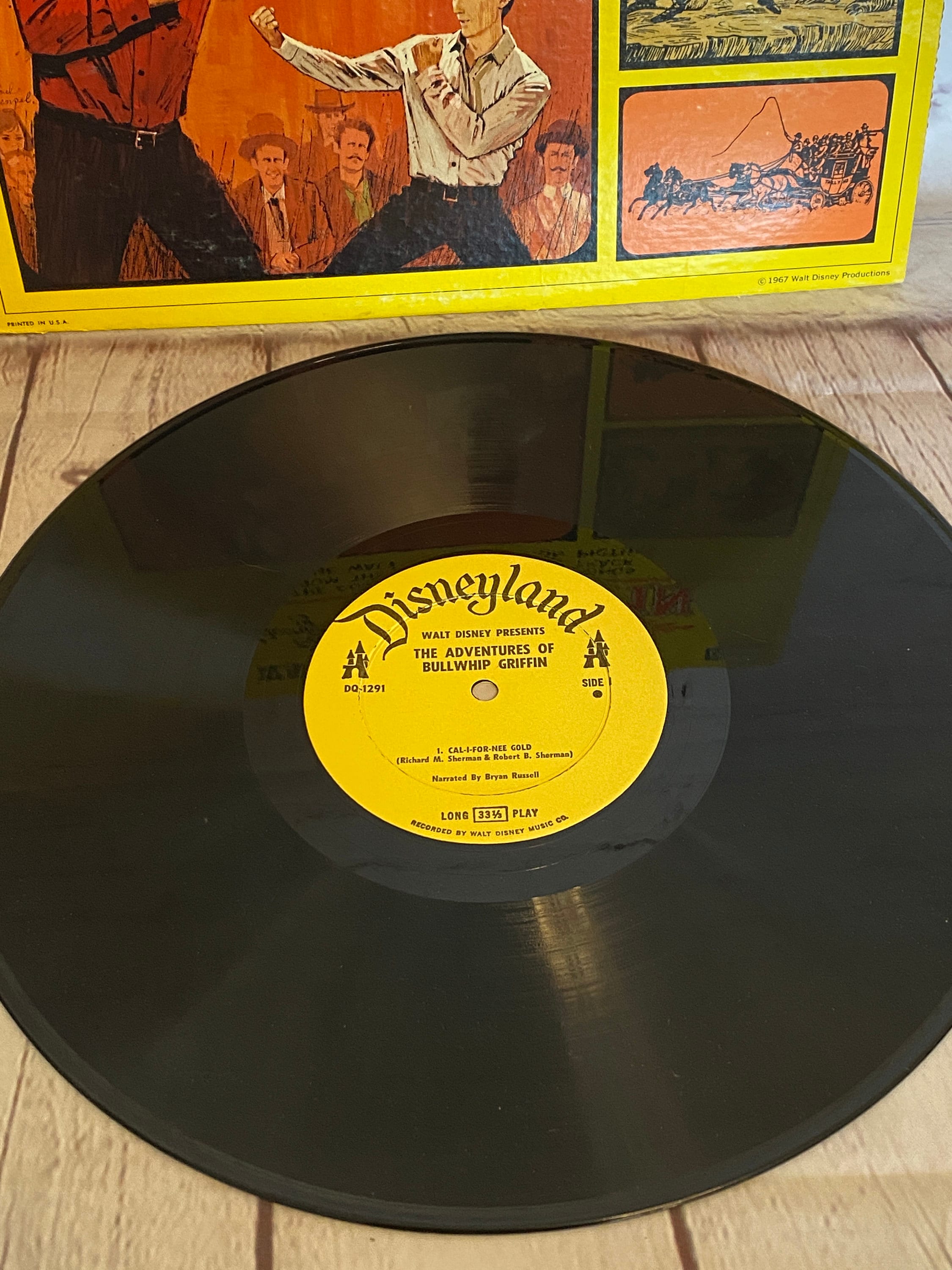 Walt Disney's Bullwhip Griffin Vinyl Record | 1967 Soundtrack - Etsy