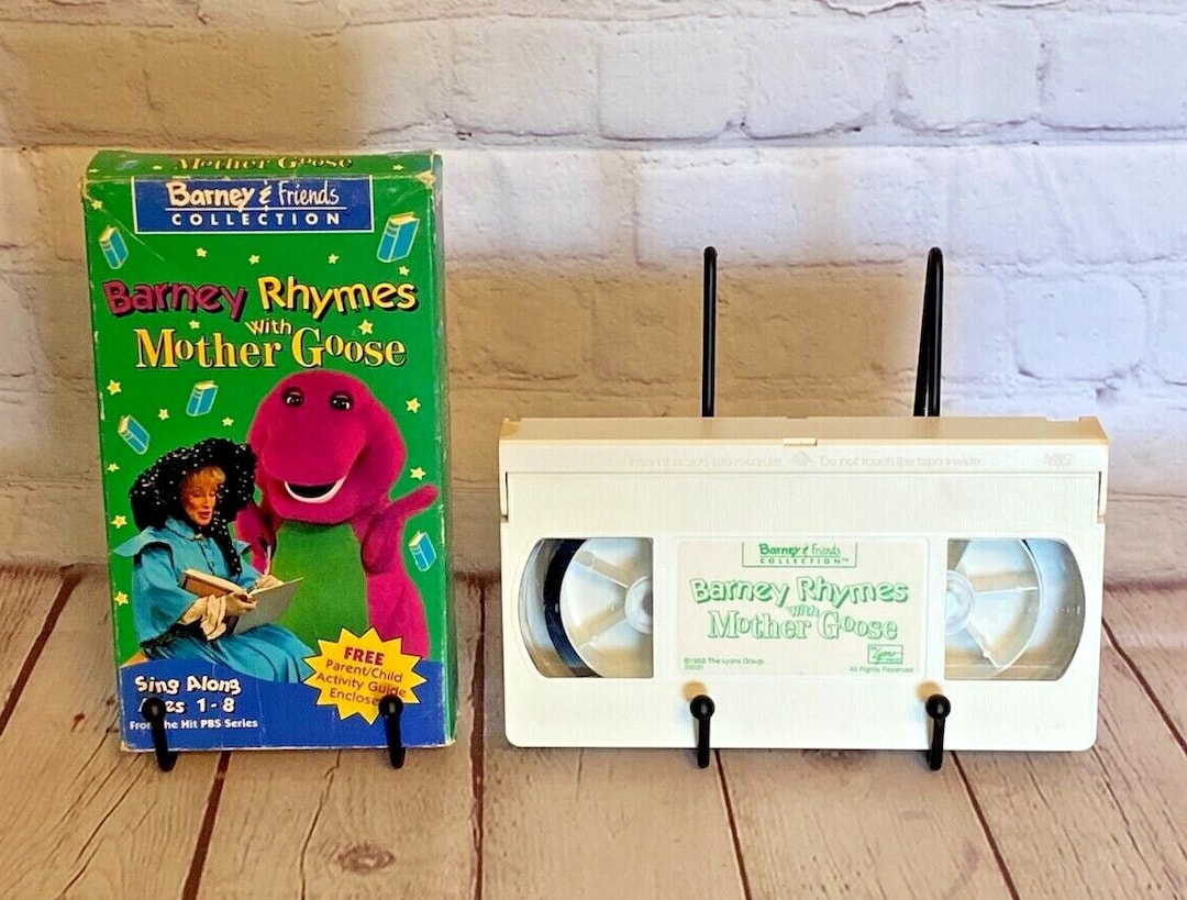 Barney & Friends Collection "barney Rhymes With Mother Goose" VHS by ...