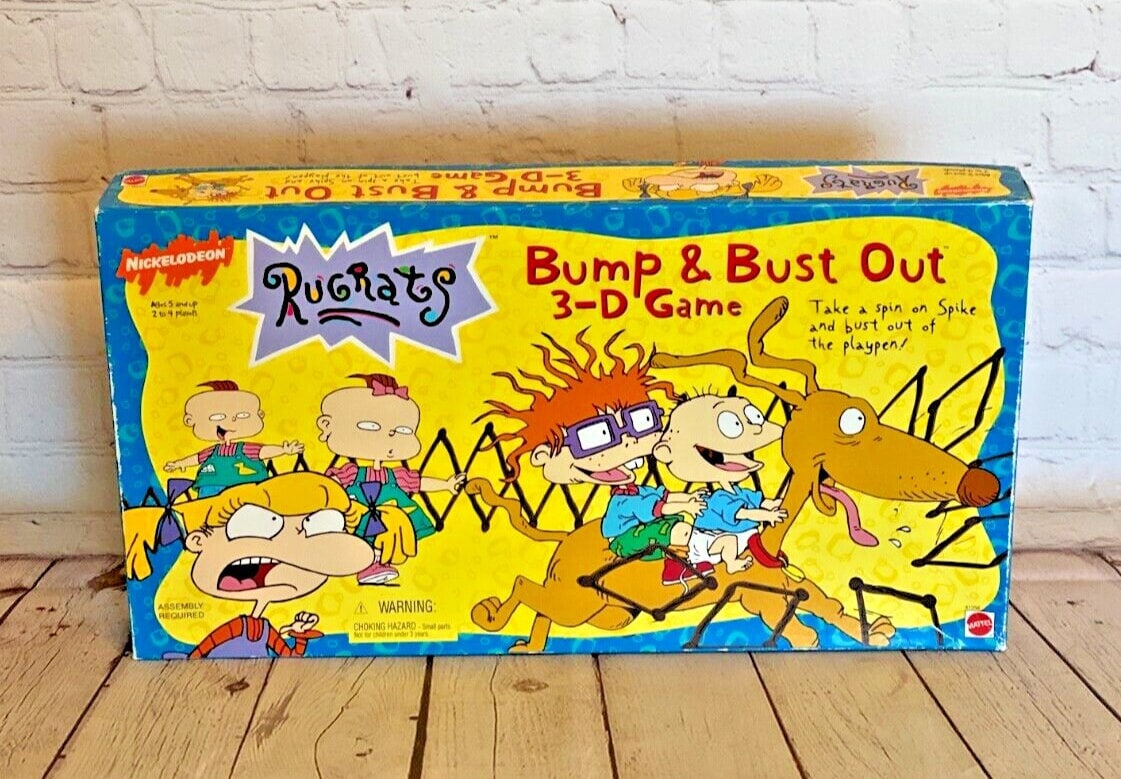 Nickelodeon's Rugrats bump & Bust Out 3-D Game by Mattel 1997 for Ages ...