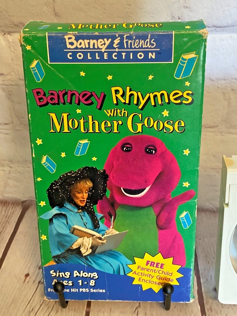 Barney & Friends Collection barney Rhymes With Mother Goose VHS by ...