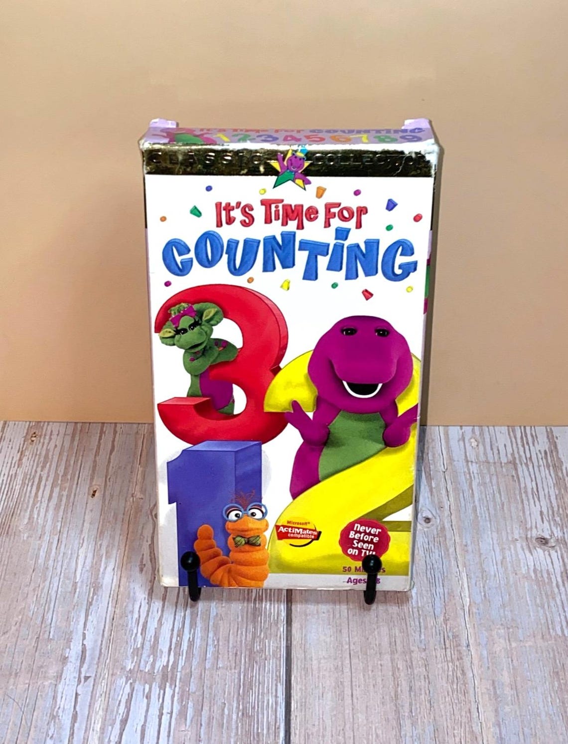 It's Time for Counting VHS Classic Collection by Barney Home Video 1997 ...