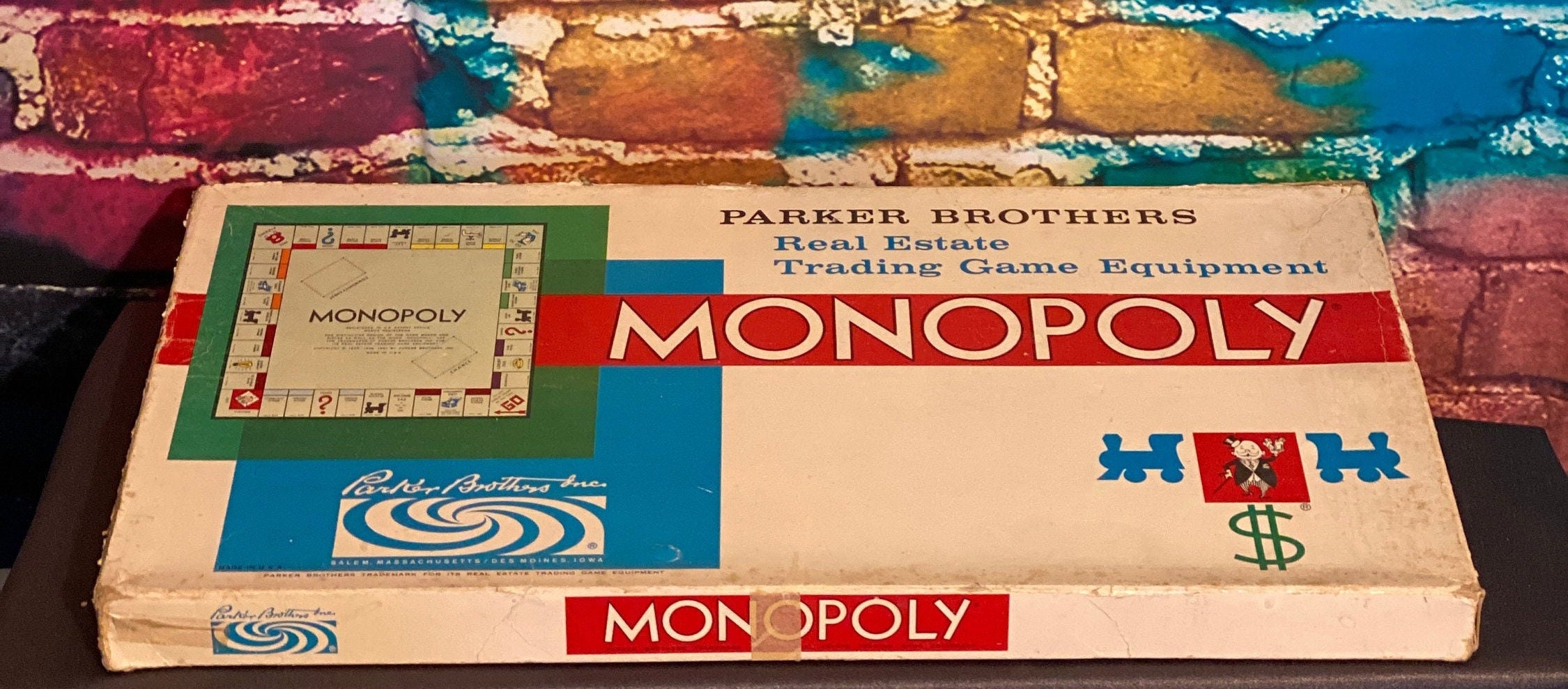 Vintage Monopoly "real Estate Trading Game" by Parker Brothers 1961 ...