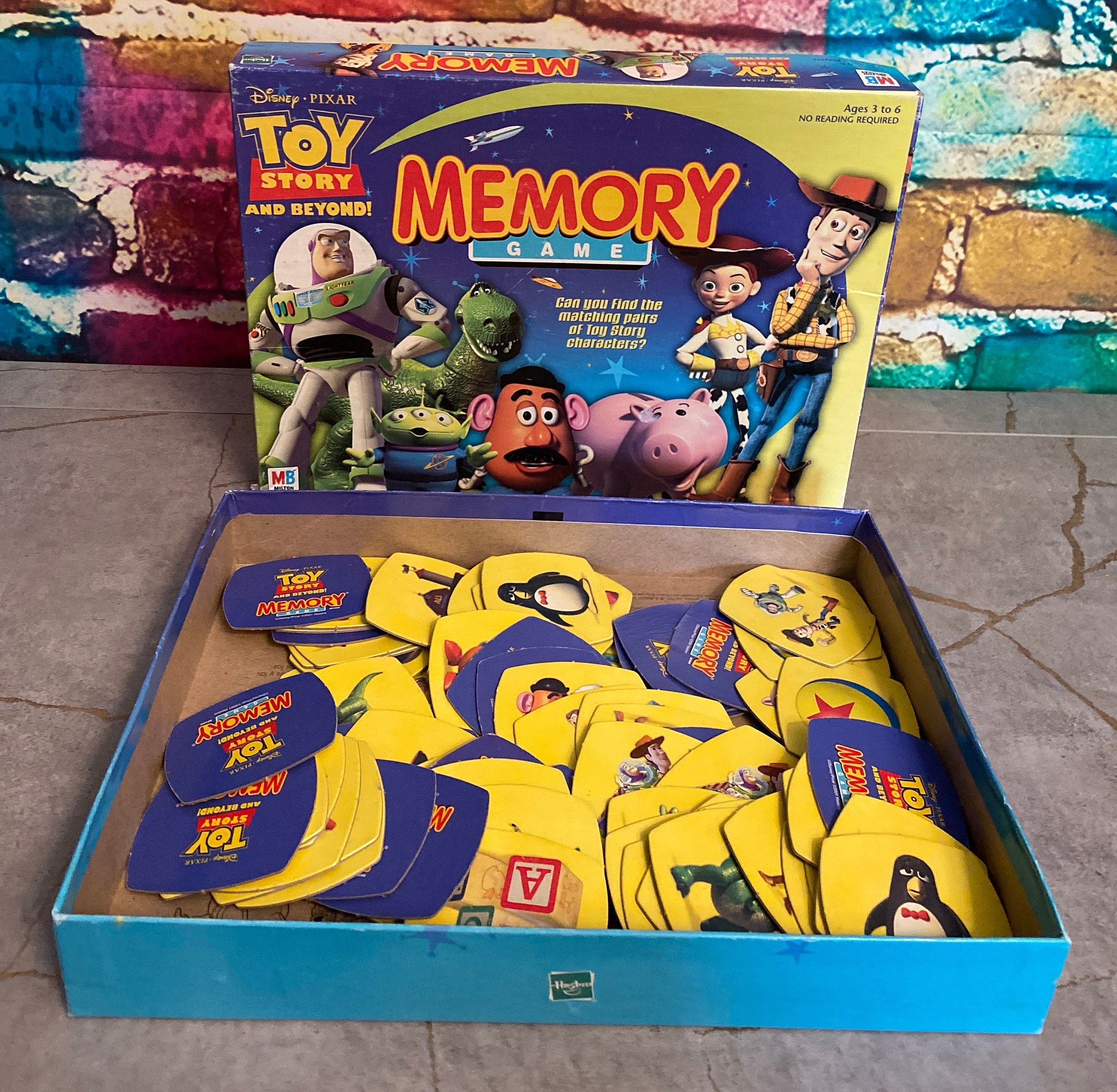 Disney Pixar Toy Story and Beyond Memory Game by Milton Bradley 2001 ...