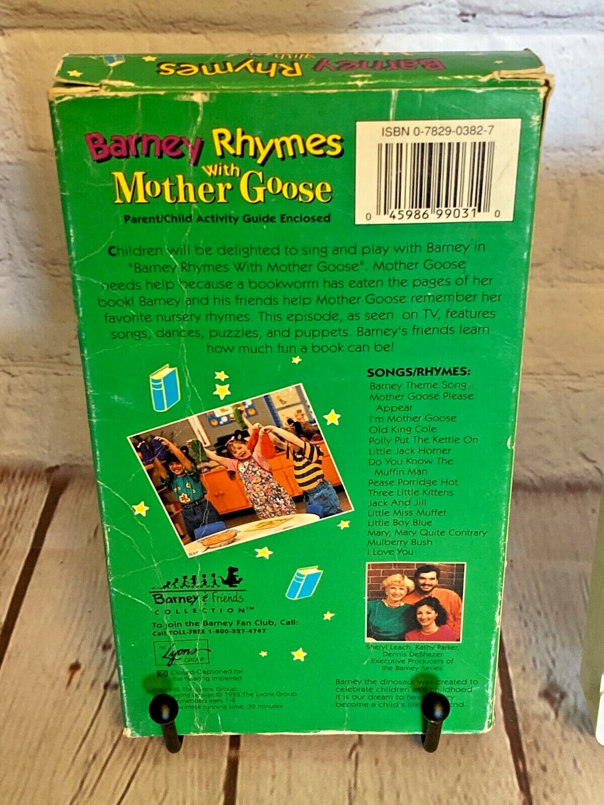 Barney & Friends Collection barney Rhymes With Mother Goose VHS by ...