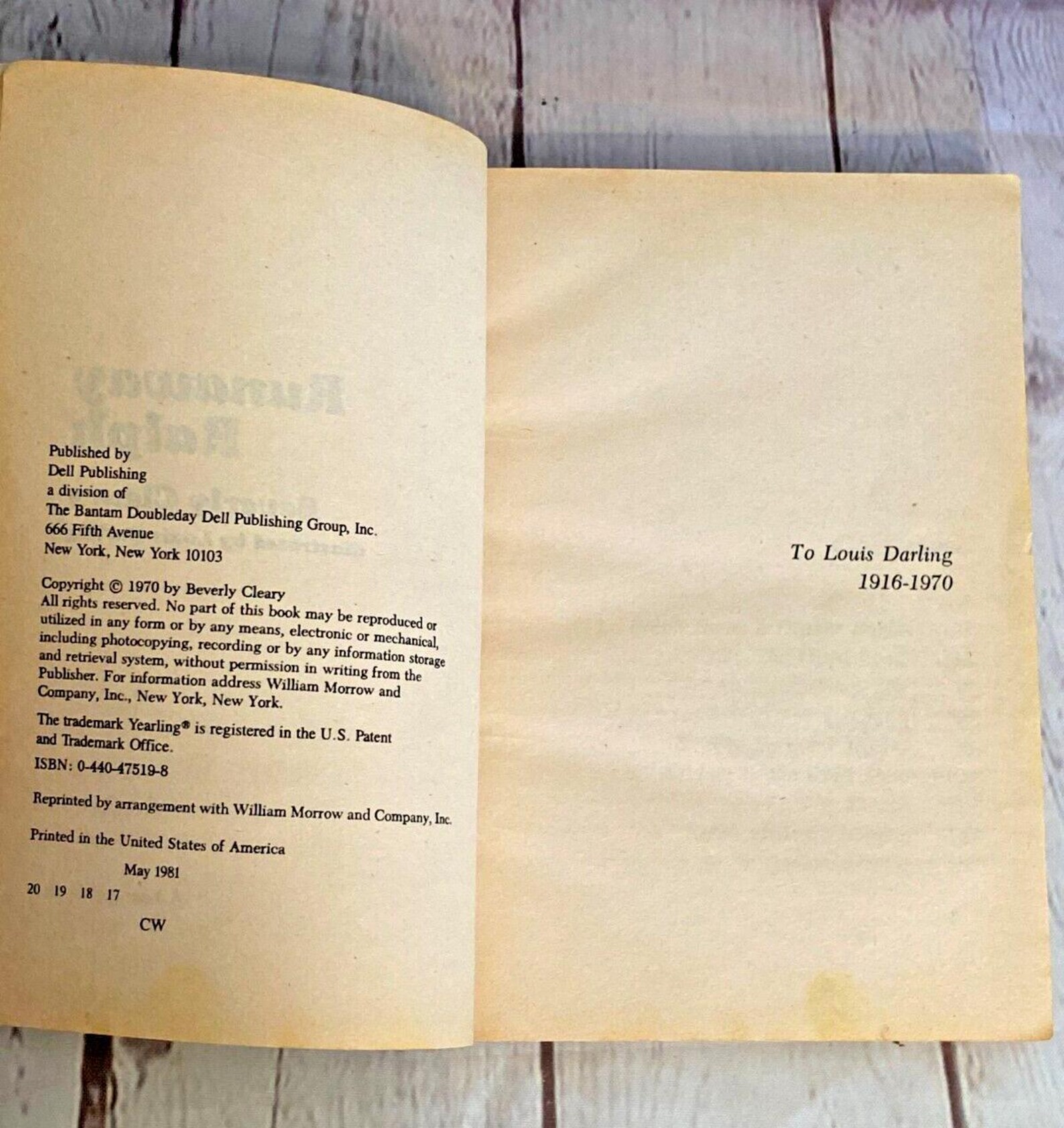 Runaway Ralph by Beverly Cleary 1981 | Paperback Chapter Book | See ...