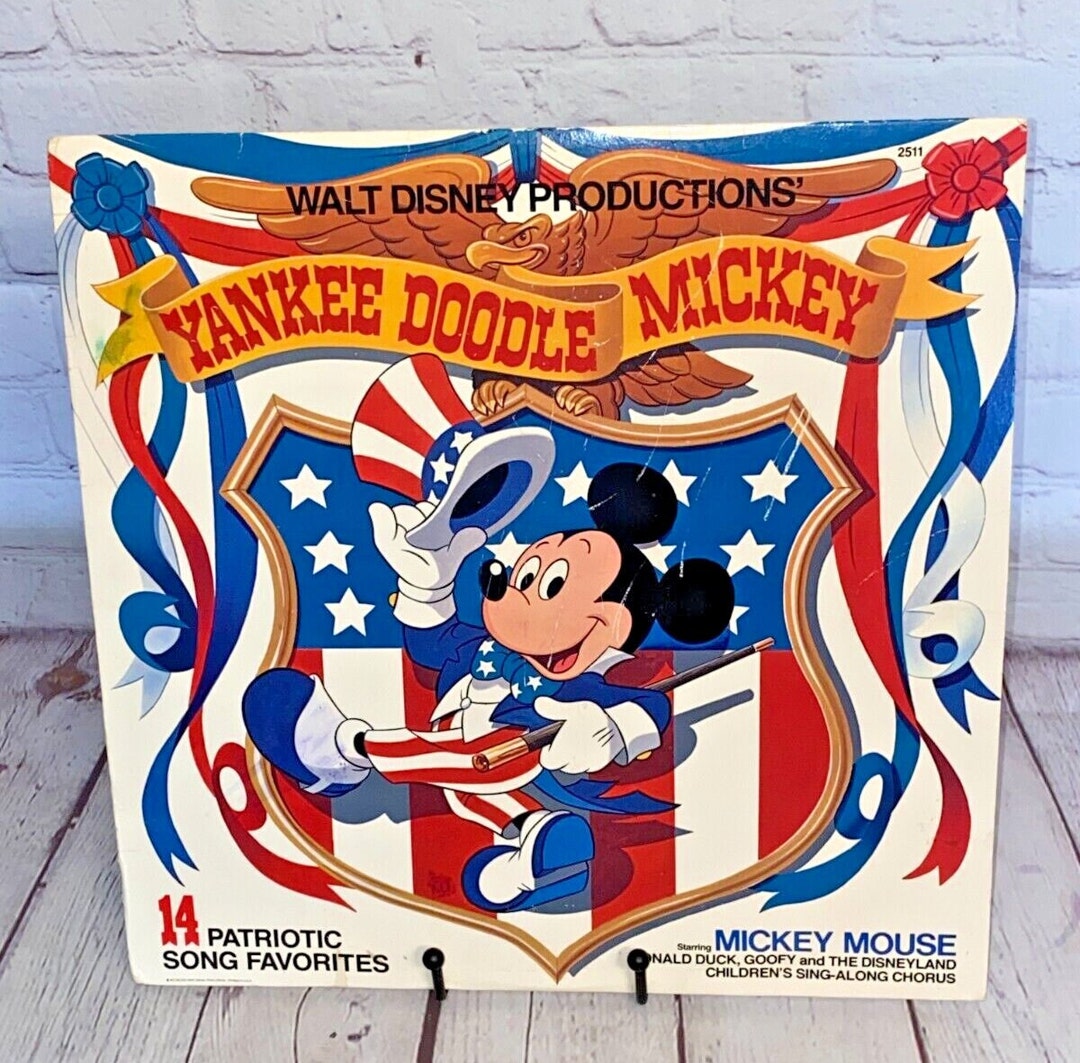 Walt Disney Presents "yankee Doodle Mickey" Vinyl Record by Disneyland ...