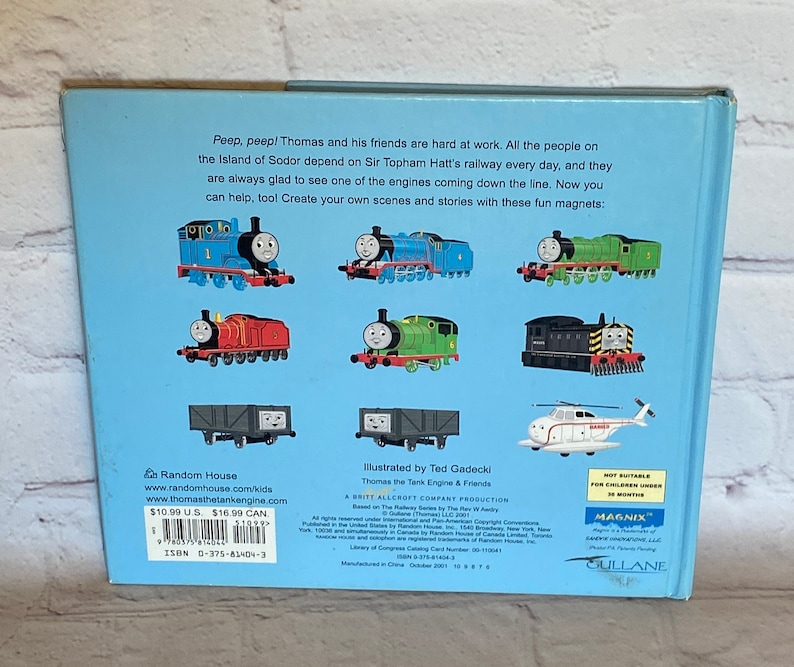 Thomas & Friends thomas Magnetic Play Book With 6 Magnetized Pages and ...
