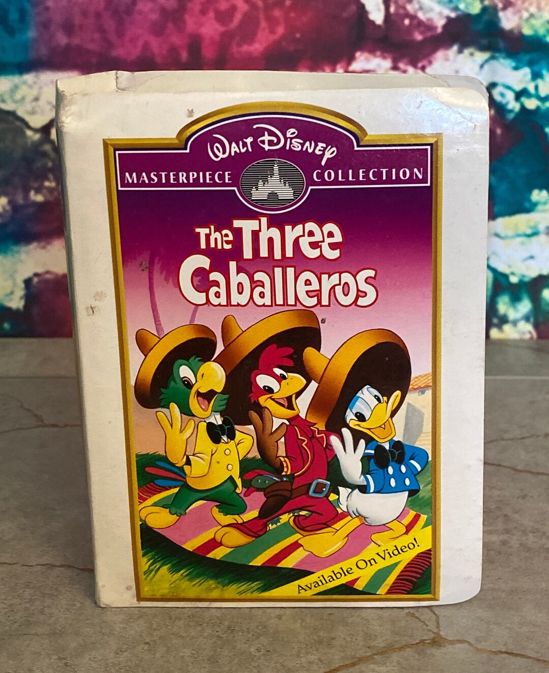Disney's the Three Caballeros Donald Duck 3" Plastic Figurine | Mini VHS Tape Case by Mcdonalds ...
