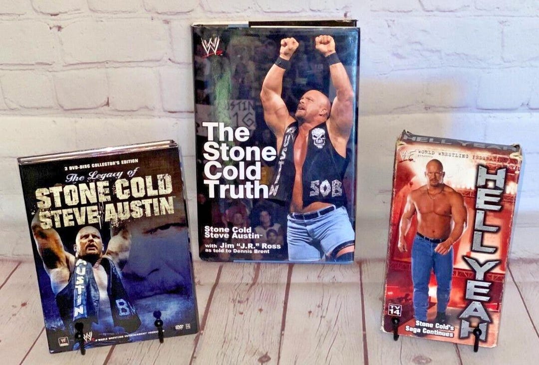 Stone Cold Steve Austin Fan Bundle | Includes Autobiography, VHS and ...
