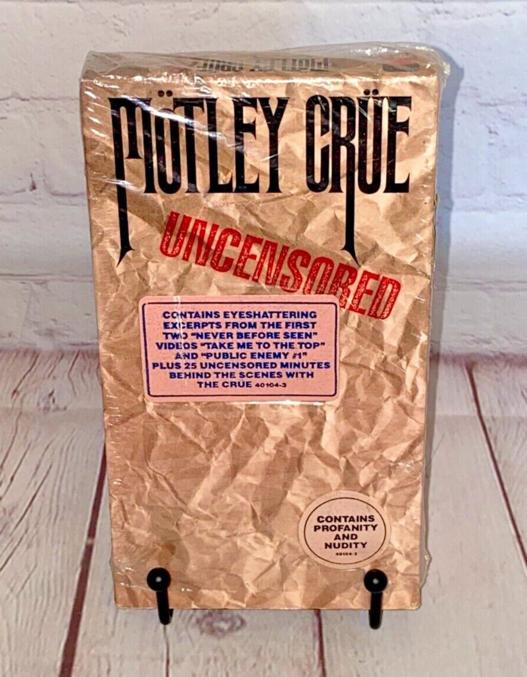 Motley Crue Uncensored VHS by Elektra Entertainment 1986 Runtime 44:30 ...