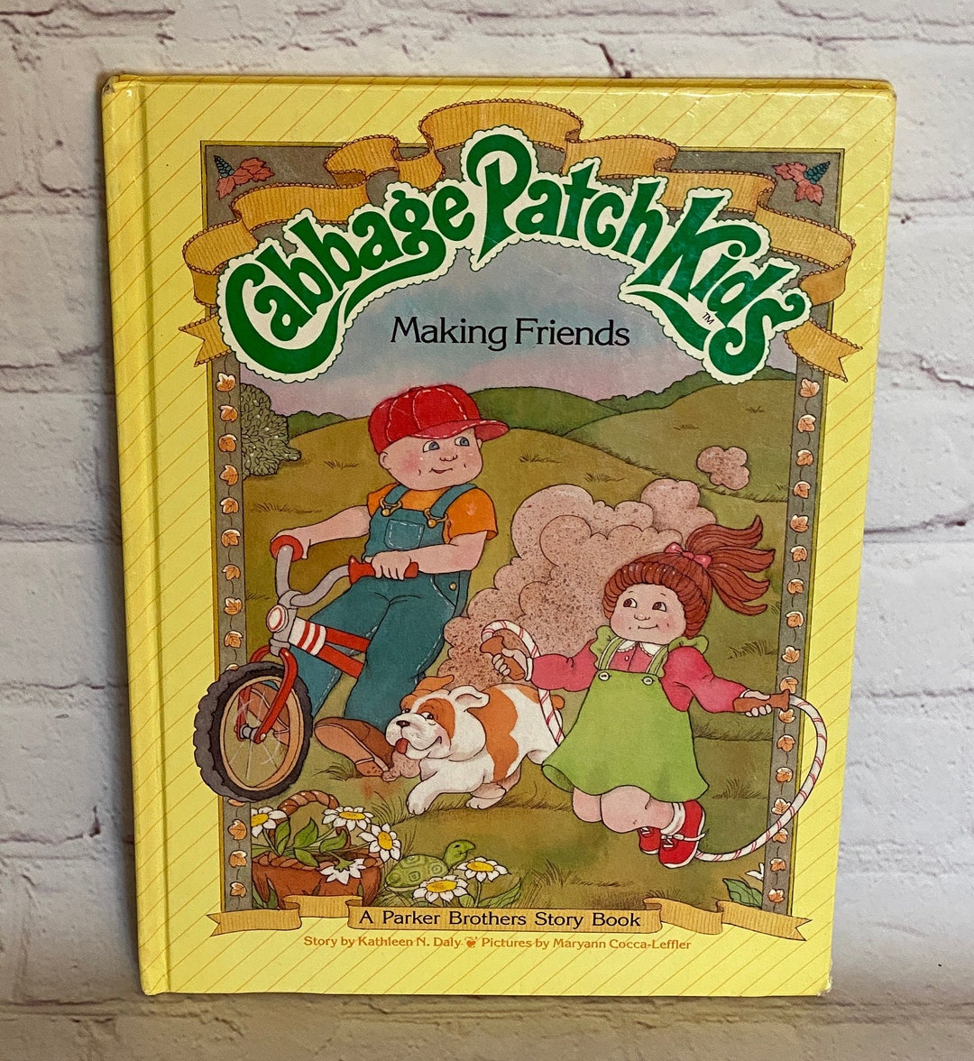 Cabbage Patch Kids "making Friends" | A Parker Brothers Story Book ...