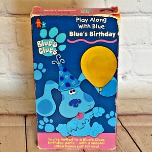 Blue's Clues blue's Birthday VHS by Paramount 1998 NR and Runtime ...