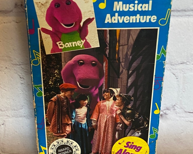 Barney's Magical Musical Adventure Sing Along VHS by Lyons Group 1992 ...