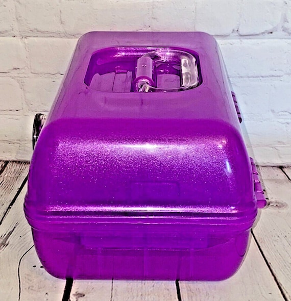 Caboodles "Style Your Own" Tiered Purple Organizer | … - Gem