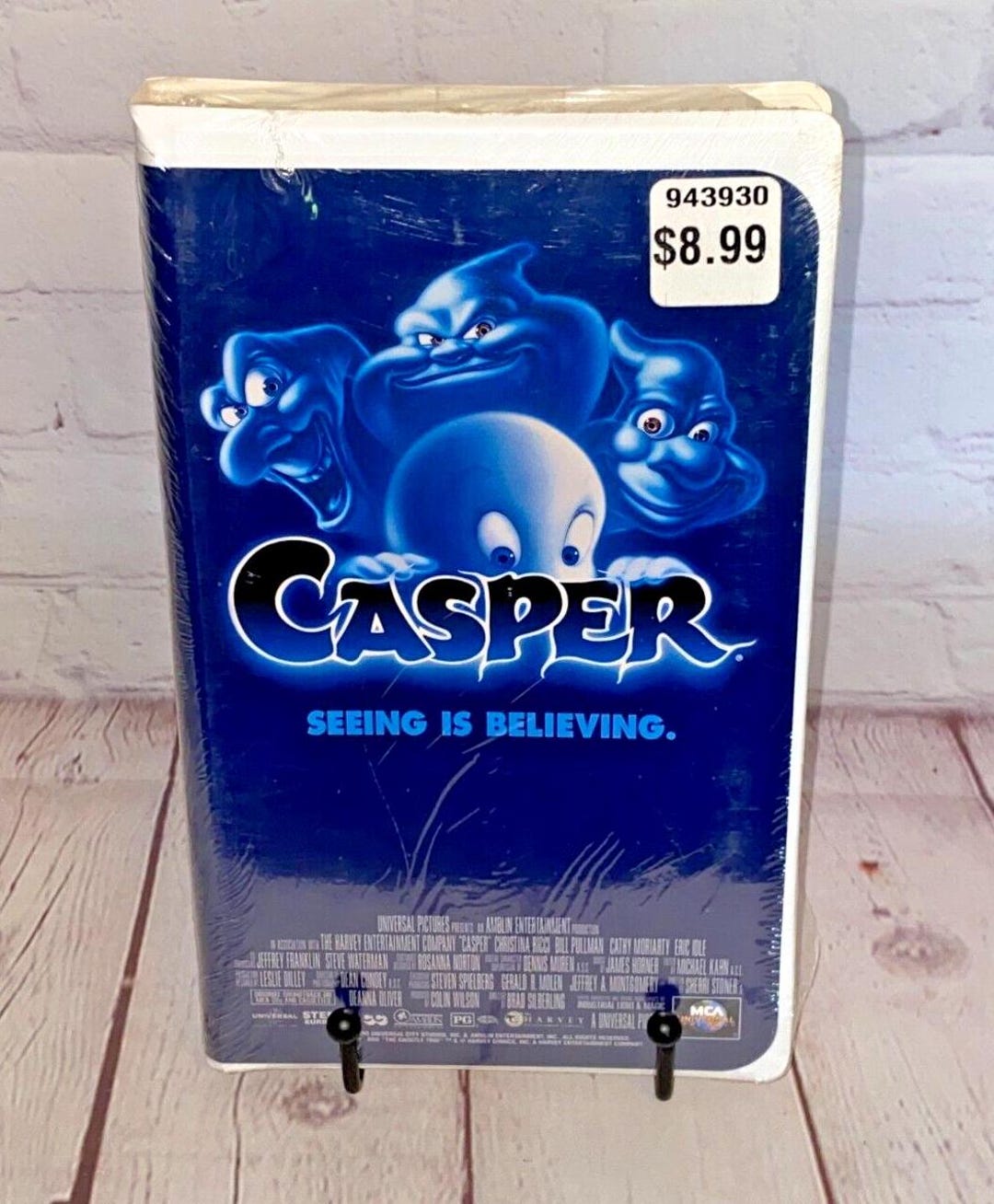Brand New Casper VHS by MCA Universal 1995 | Rated PG and Runtime 1 Hr ...