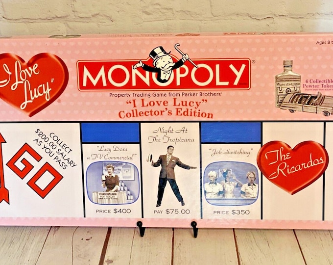 Monopoly "i Love Lucy" Collector's Edition by Usaopoly 2001 | for Ages ...