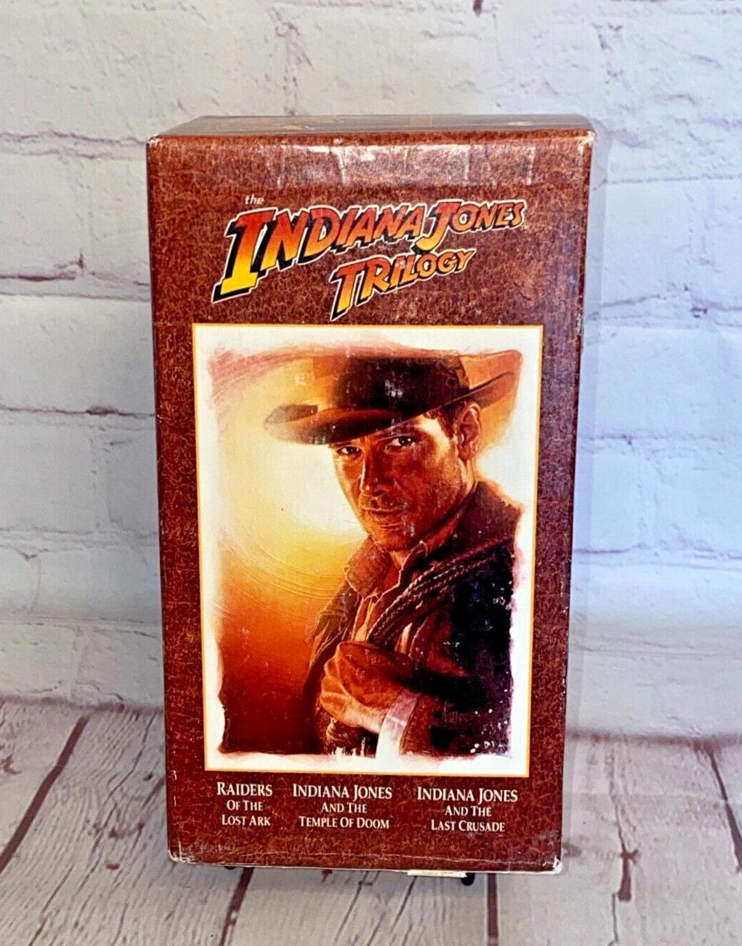 Indiana Jones Trilogy VHS Box Set | Includes "raiders of the Lost Ark ...