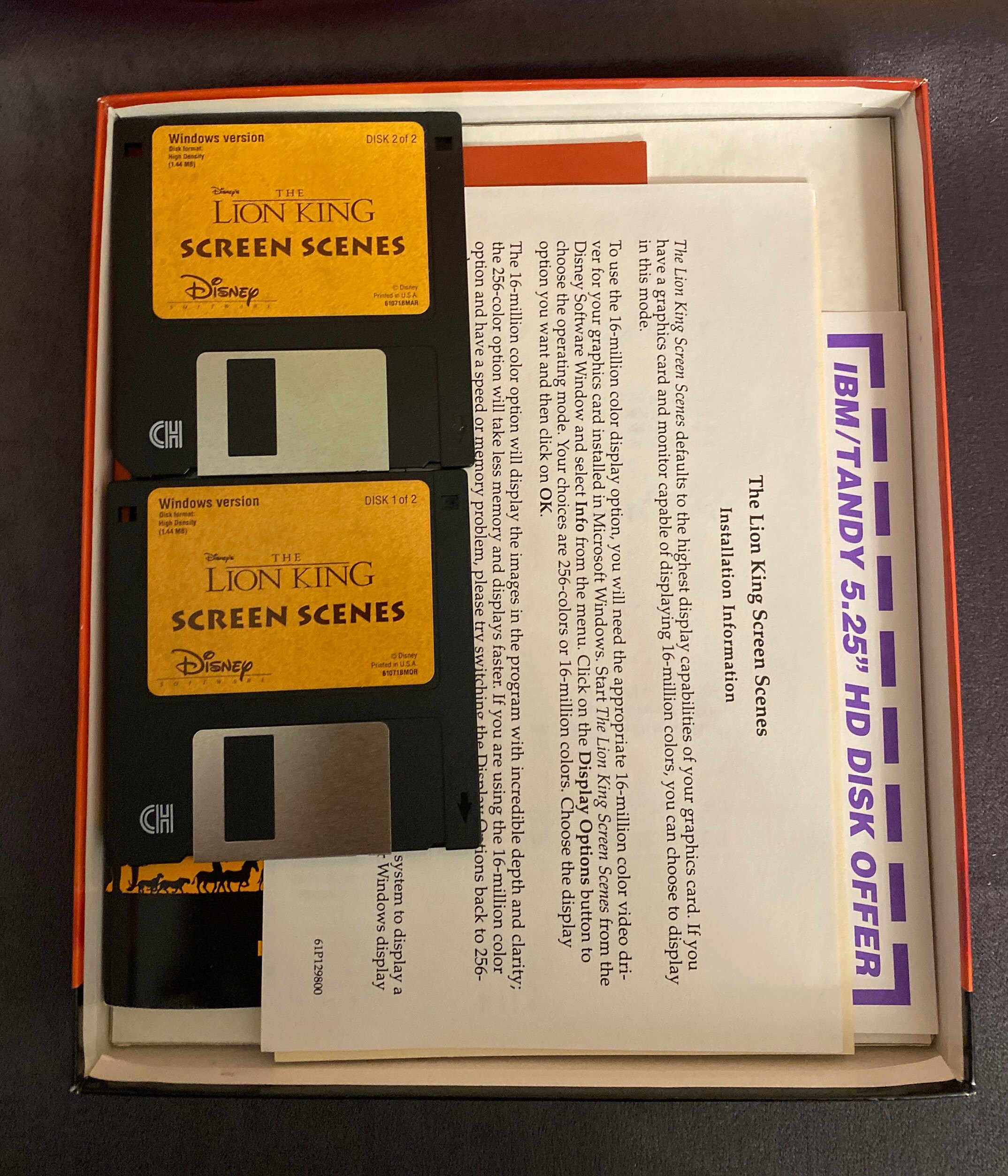 Vintage Disney's the Lion King Screen Scenes great Disney Moments for ...