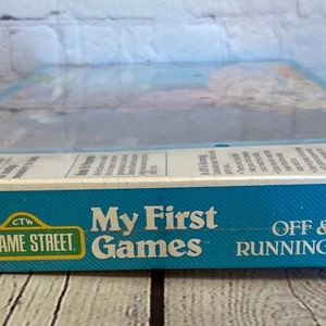 Brand New Jim Henson's Sesame Street My First Games "off & Running" by ...