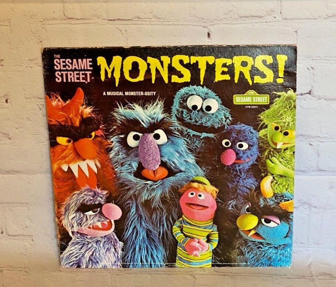 The Sesame Street monsters Vinyl Record by Children's Television ...