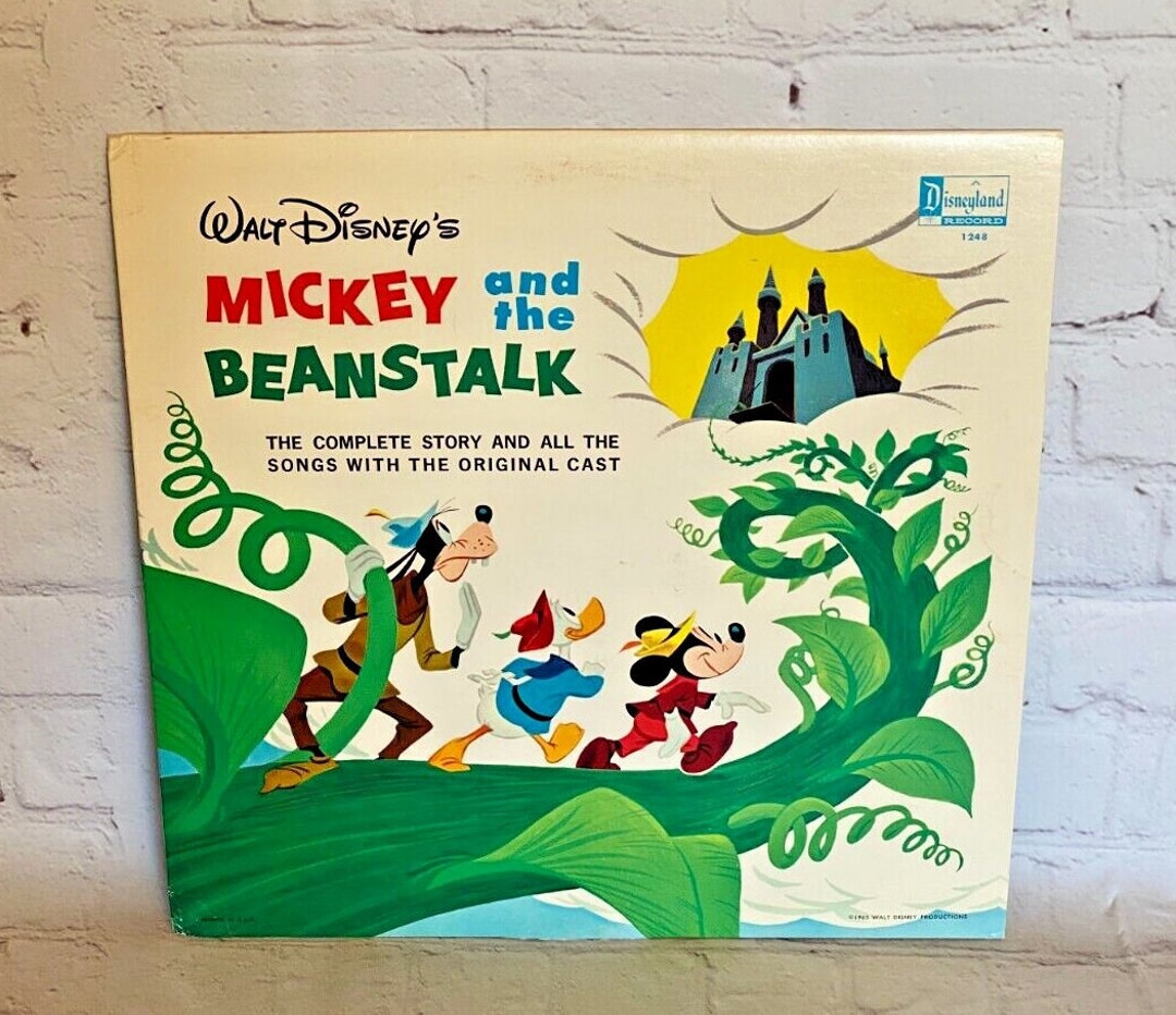 Walt Disney's mickey and the Beanstalk Vinyl Record by Disneyland ...