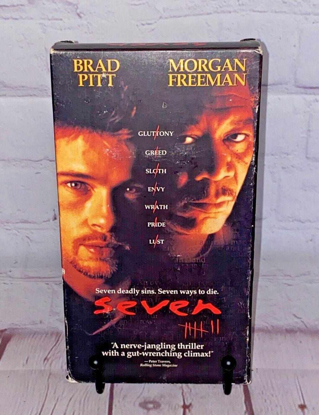 Seven VHS by New Line Home Video 1996 | Rated R | Running Time: 127 ...