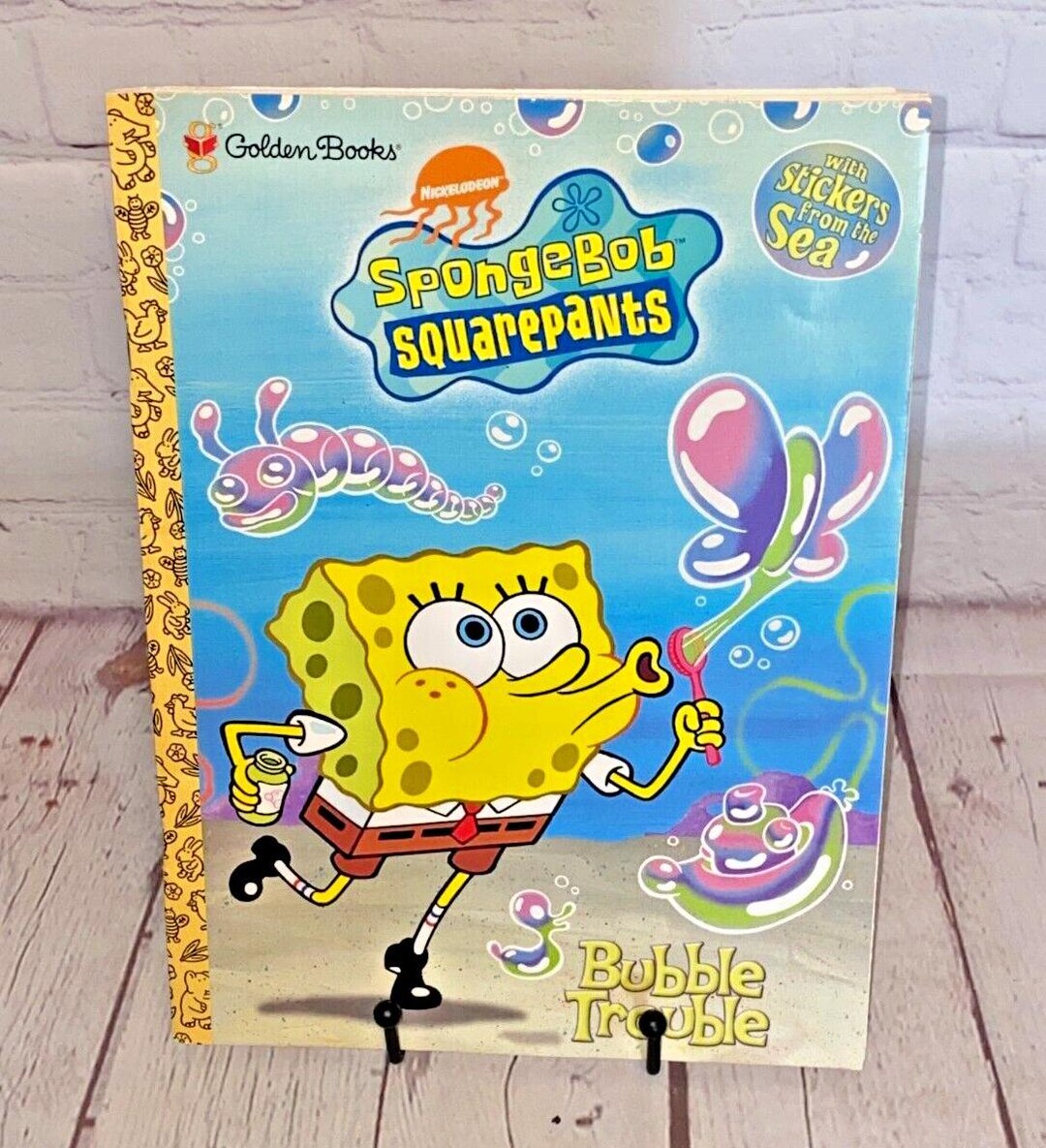 Used Nickelodeon's Spongebob Squarepants bubble Trouble Coloring Book ...