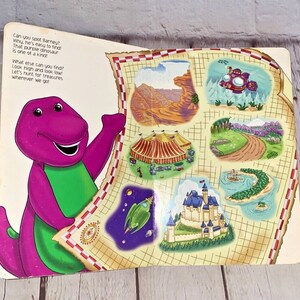 Barney's Treasure Hunt Search and Spot Book | the Lyons Group 1997 ...