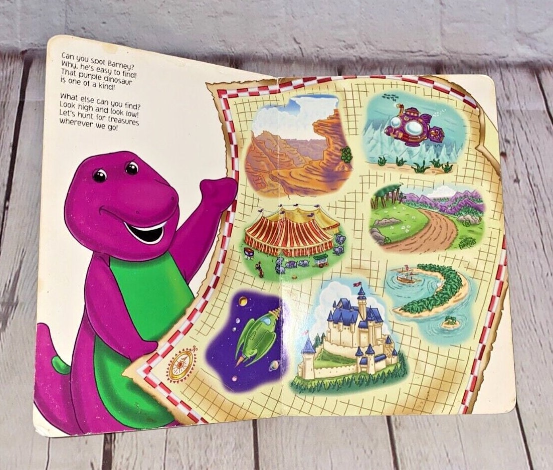 Barney's Treasure Hunt Search and Spot Book | the Lyons Group 1997 ...