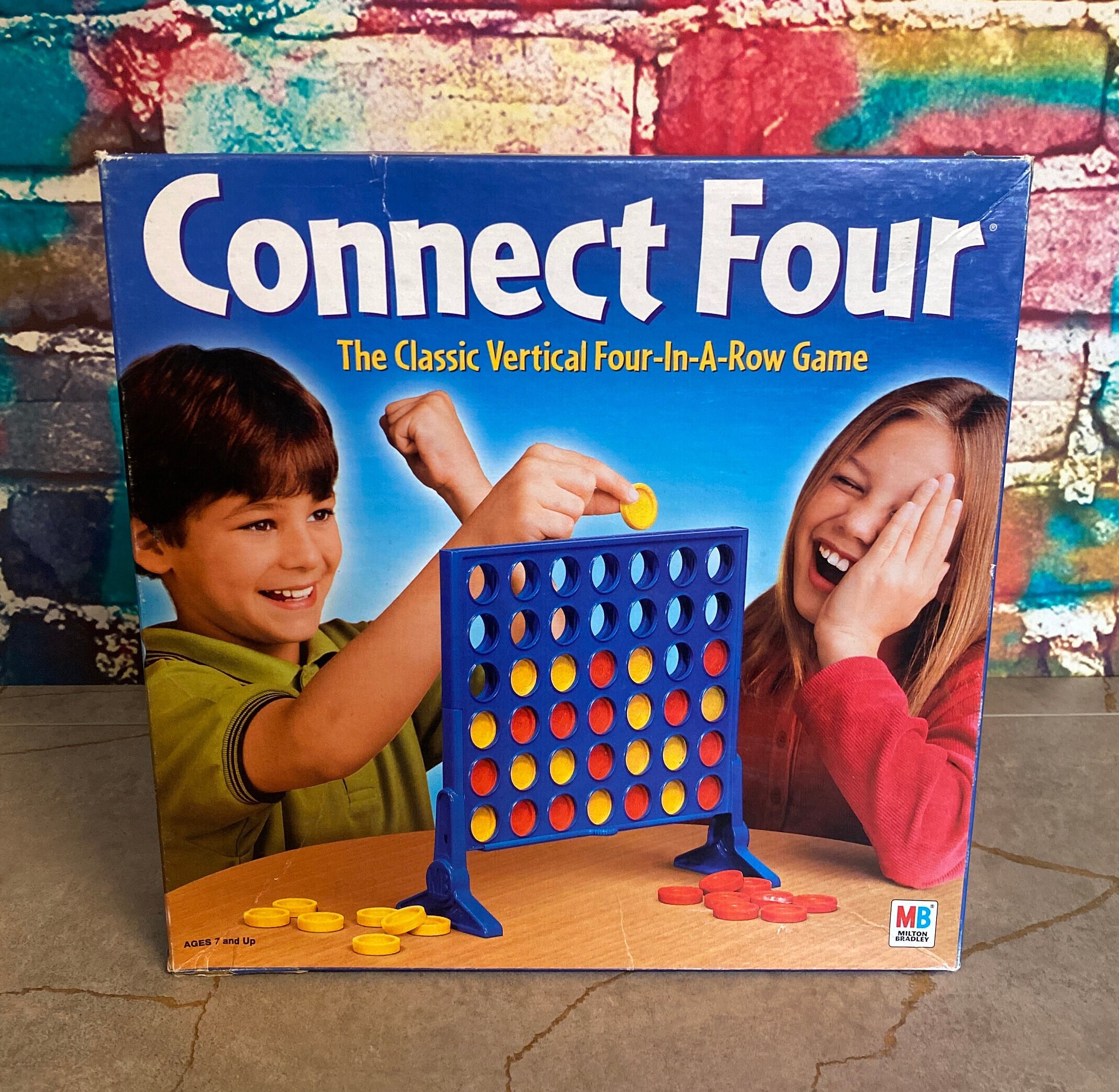 Connect Four Game by Hasbro 2002 Ages 7 and up for 2 - Etsy