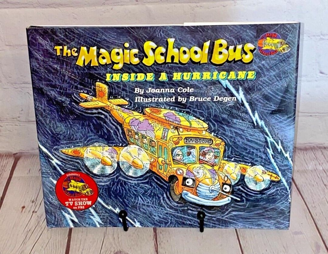 The Magic School Bus "inside A Hurricane" Hardcover Children's Book by ...