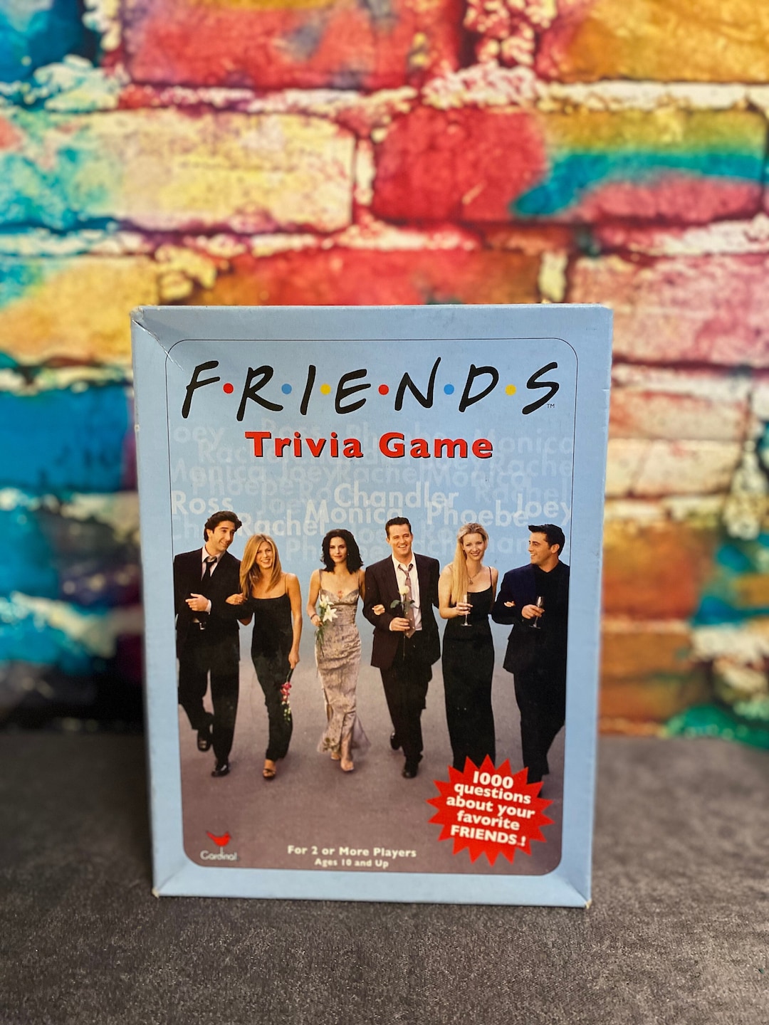 Friends Trivia Game by Cardinal 2002 Edition - 1000 Questions About ...