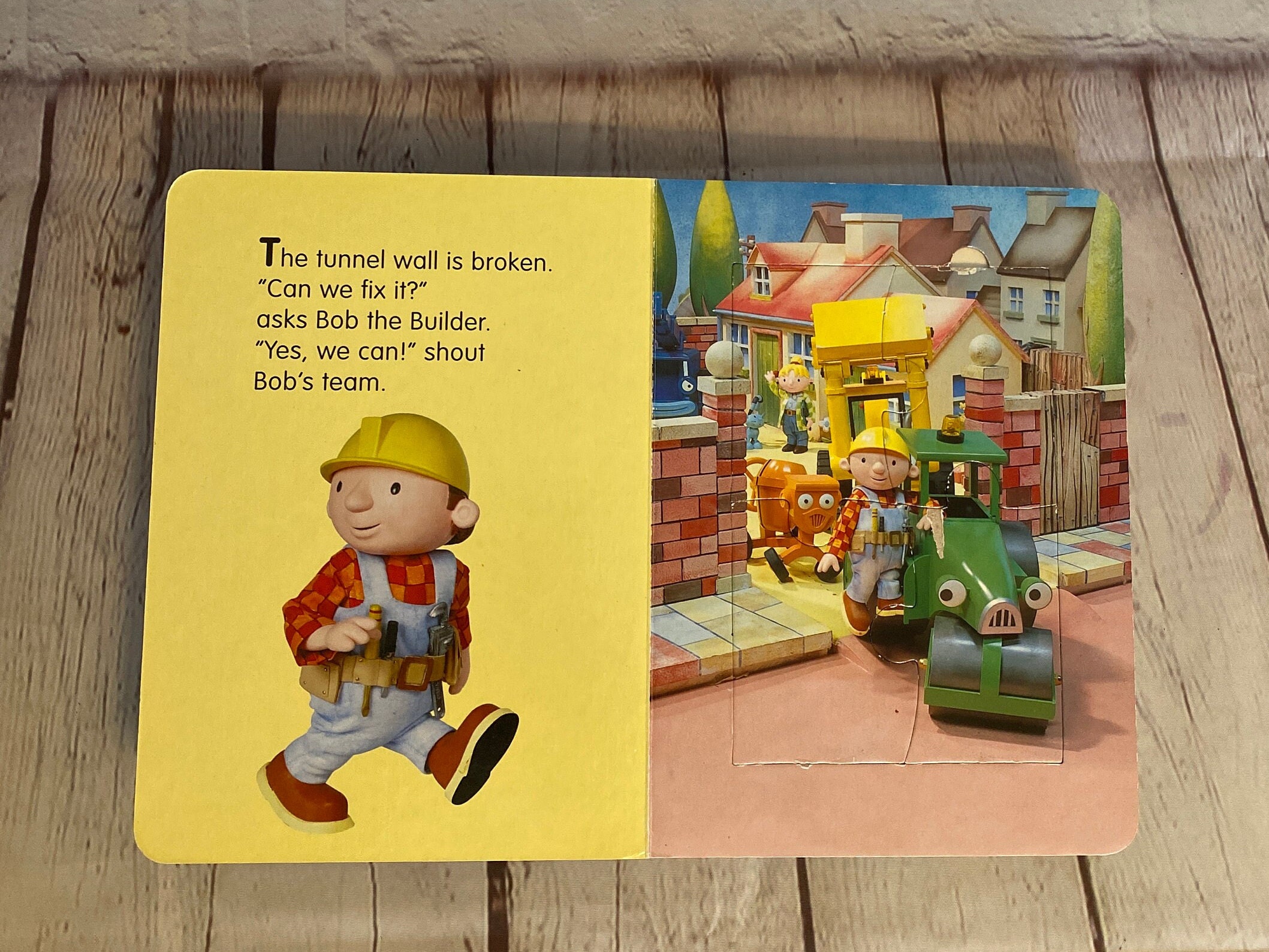 Bob the Builder muck Gets Stuck Hardcover Puzzle Book by Golden Books ...