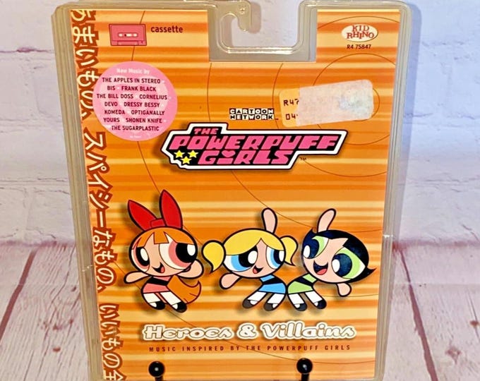 Brand New the Powerpuff Girls "heroes & Villains" Cassette Tape by ...