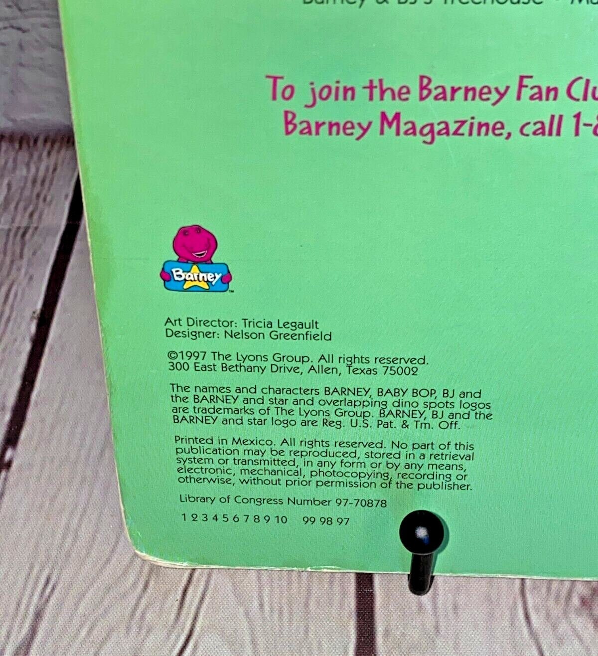 Barney's Treasure Hunt Search and Spot Book | the Lyons Group 1997 ...