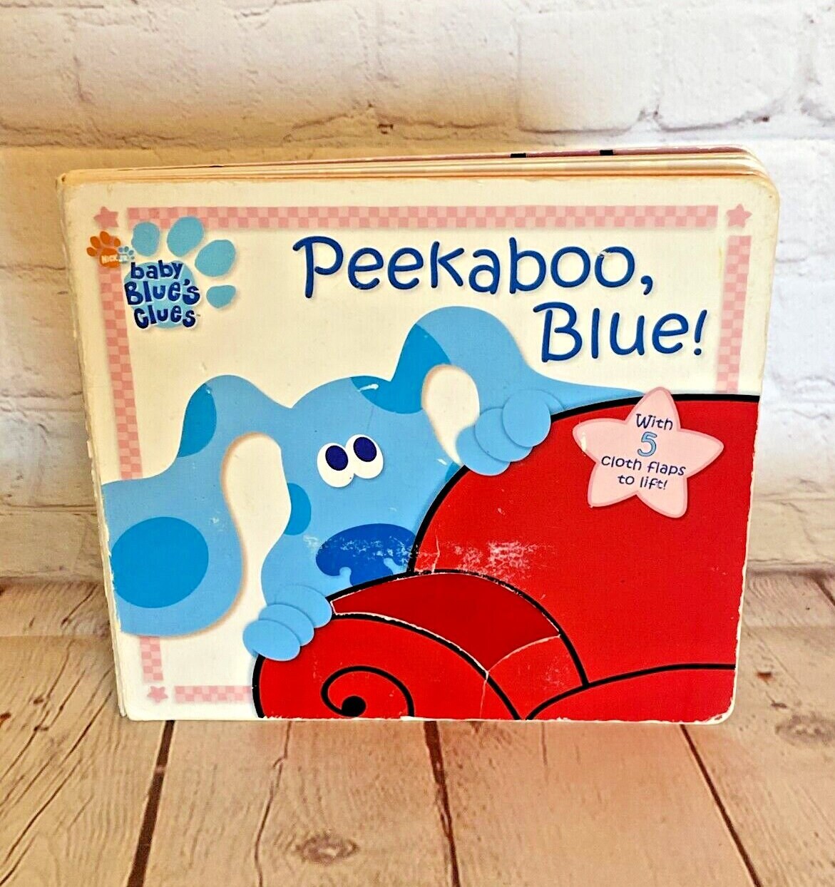 Peekaboo, Blue Board Book With 5 Cloth Flaps to Lift by Simon Spotlight ...