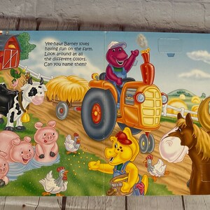 Barney's ABC 123 and More Written by Guy Davis 1998 - Etsy