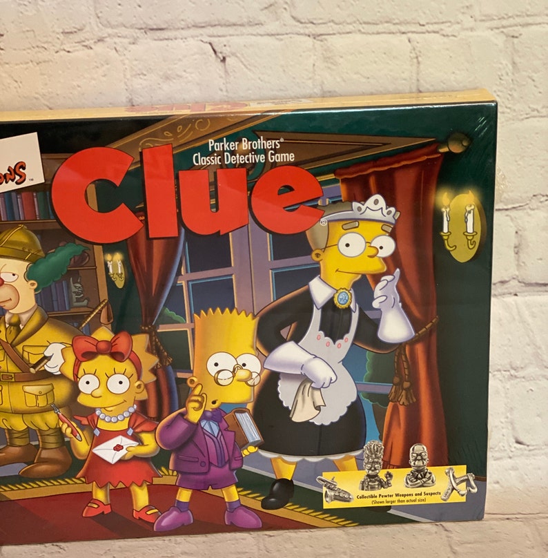 Brand New "the Simpsons Clue" by Parker Brothers 2000 | Classic ...