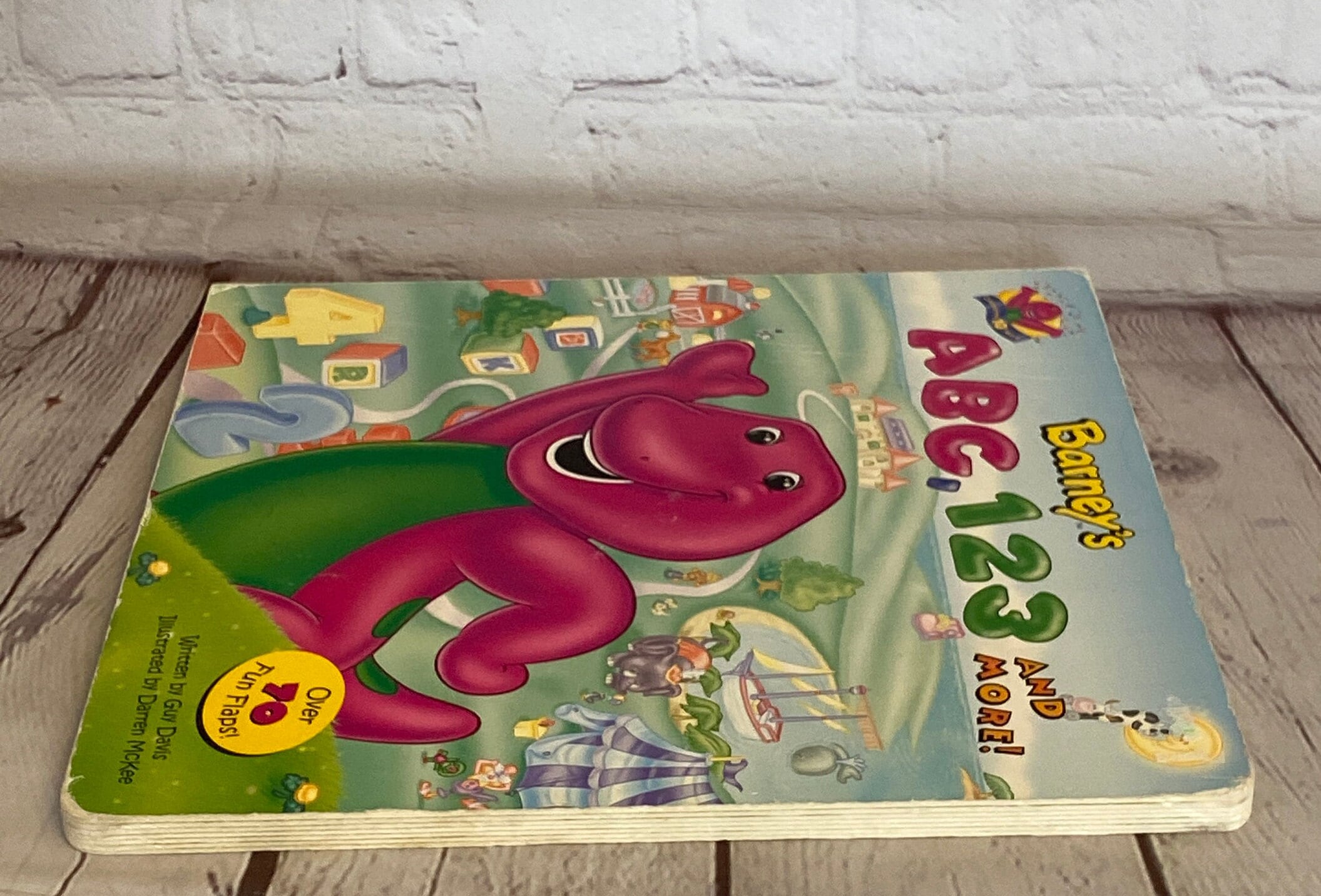 Barney's ABC 123 and More Written by Guy Davis 1998 - Etsy
